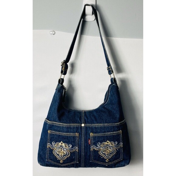 Levi's | Bags | Vintage Levis Red Tag Jeans Purse Denim Shoulder Bag ...
